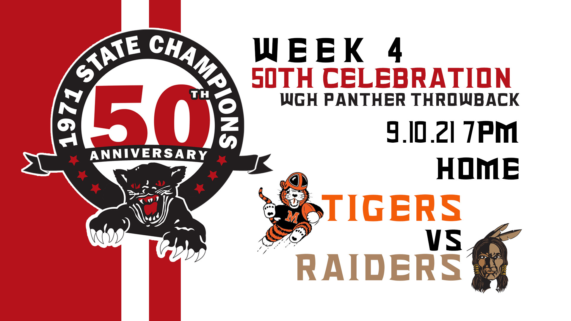 1971 WGH Panthers State Champs | www.WGHFootball.com