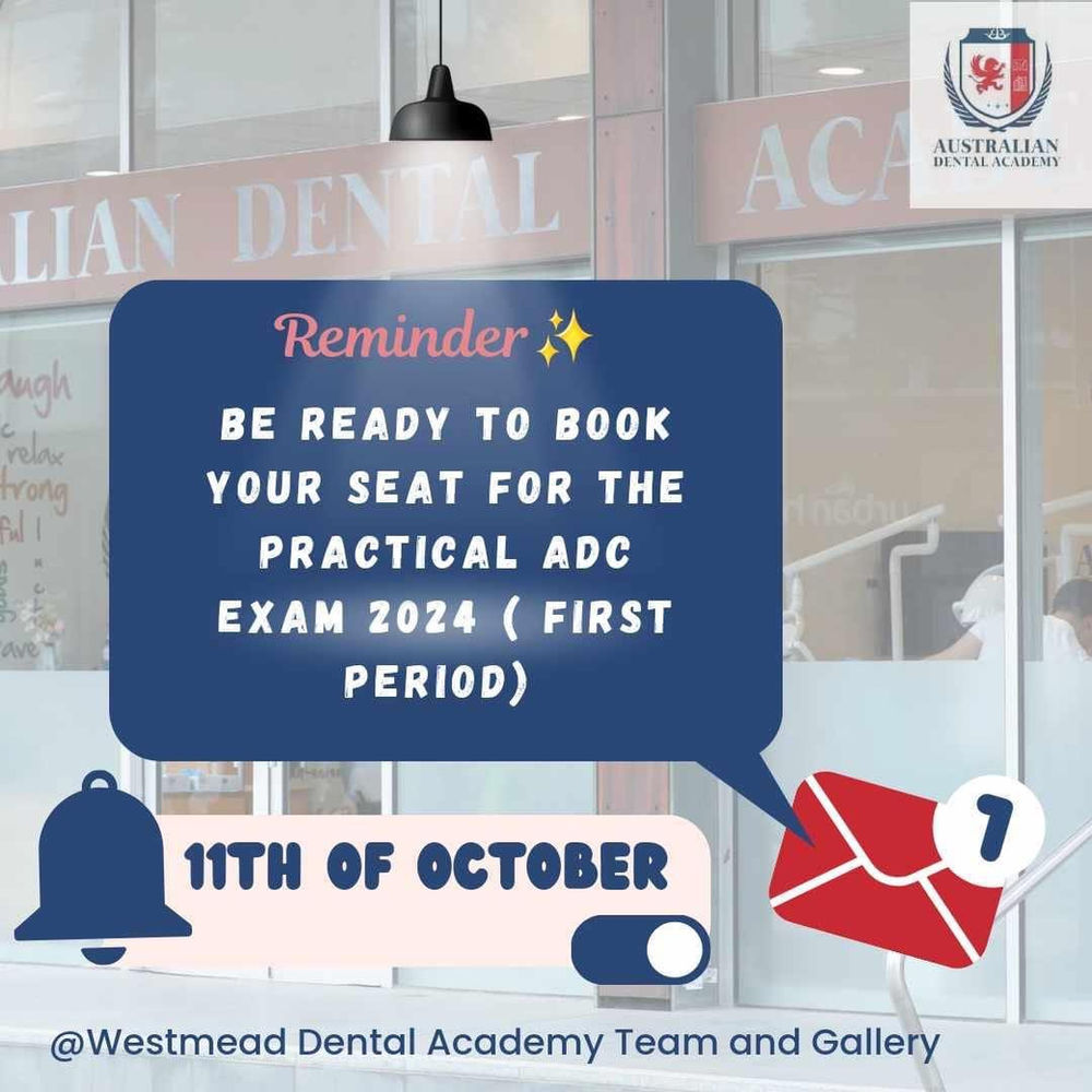 If you're planning to register in the upcoming period of ADC part 2 ...