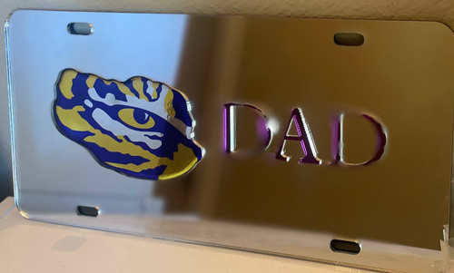 LSU Dad License Plate | Still Southern Bouti