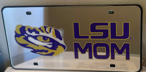 LSU Mom License Plate | Still Southern Bouti