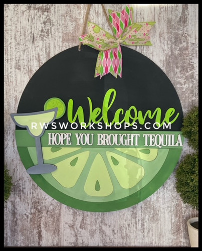 Welcome Tequila Sign | RWS Workshops