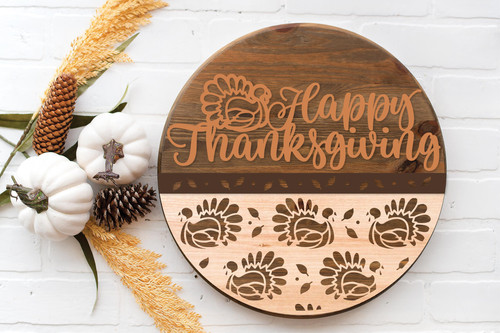 Happy Thanksgiving Turkey Bottom | RWS Workshops