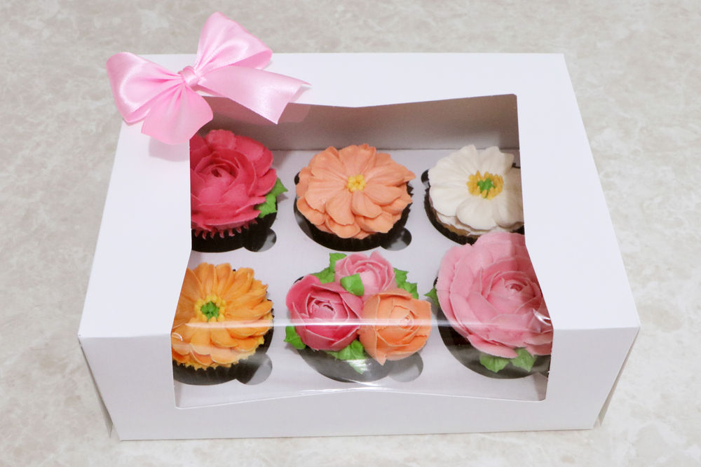 Cupcakes De Flores Para El Día De Las Madres