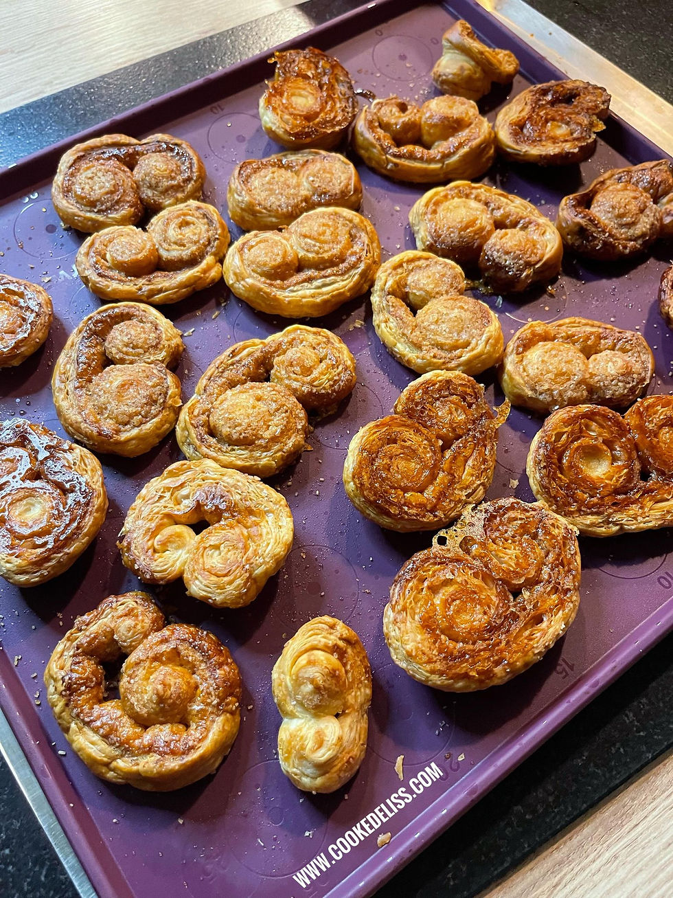 Palmiers Avec Pate Feuilletée