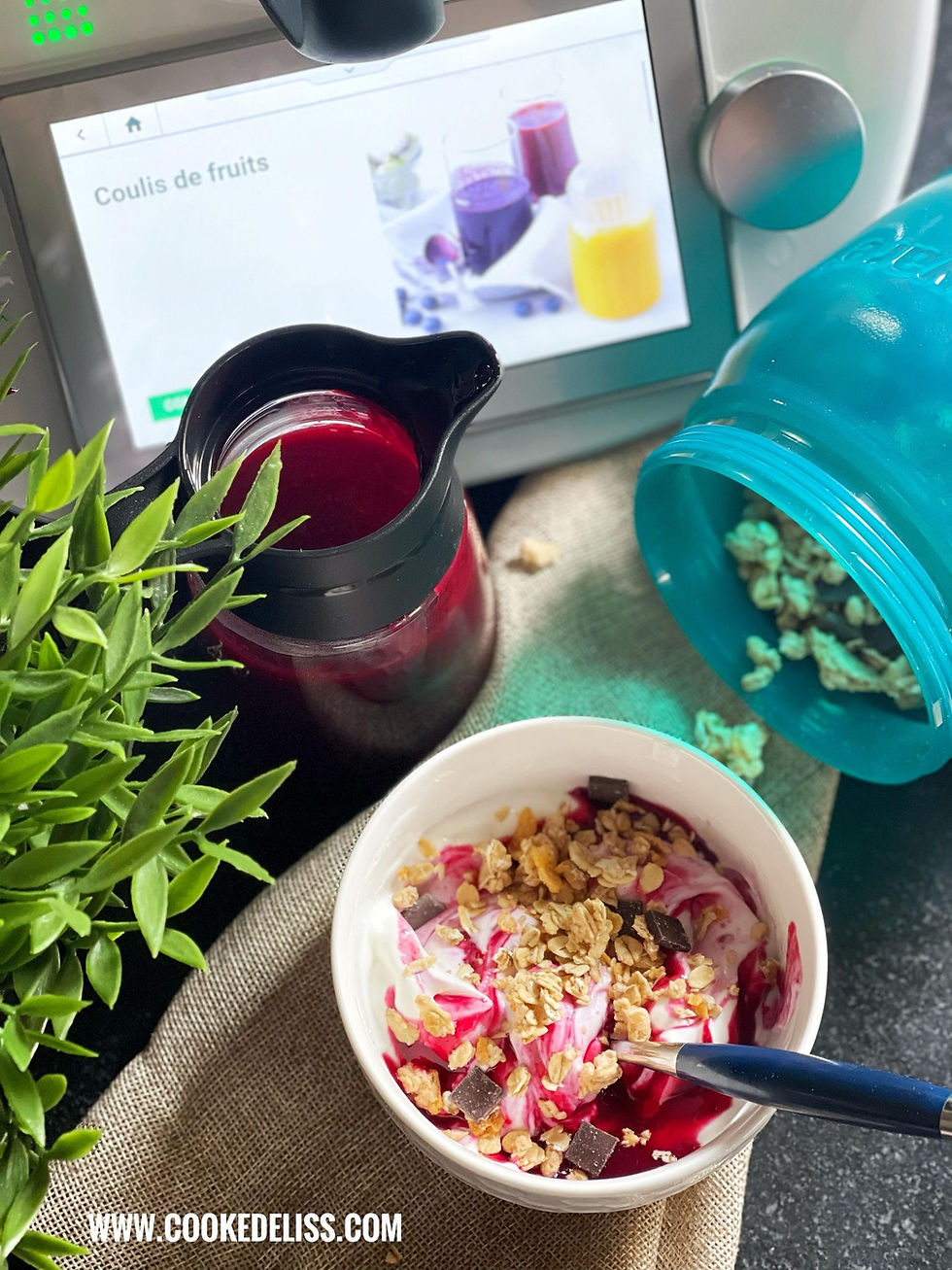 Réalisez un délicieux coulis de fruits rouges au Thermomix en un tour ...