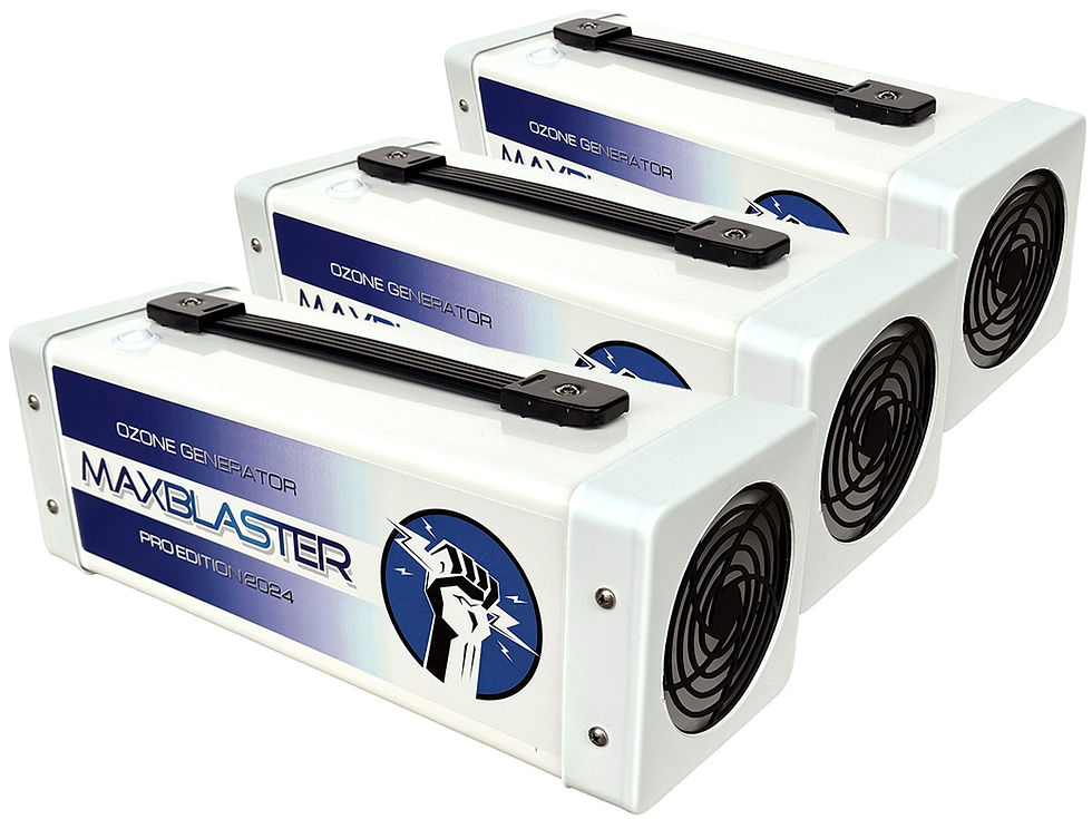 3 PRO OZONE GENERATORS | MaxBlaster Ozone