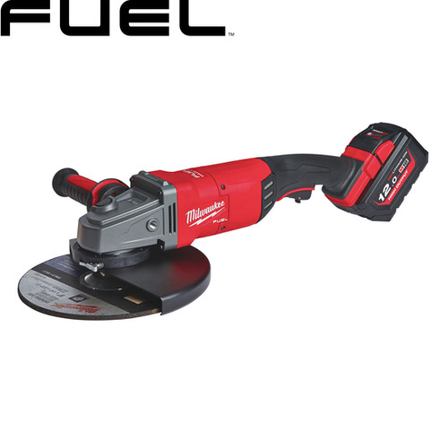 Milwaukee 9 inch grinder with 12amp battery and charger | trwengineering
