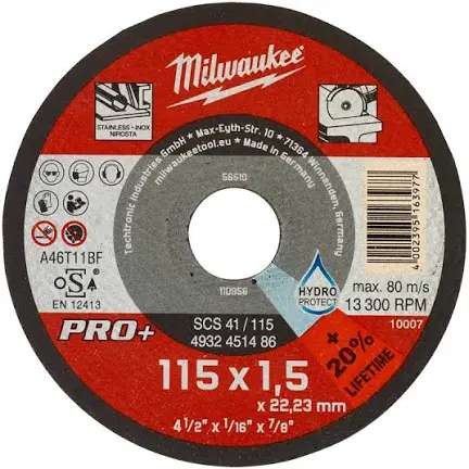 Milwaukee 115 x 1 cutting disc | trwengineering