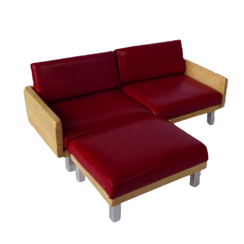 1/48th Scale Contemporary Sofa & Stool Kit | Jane Harrop