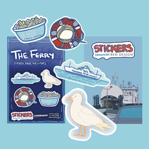 The Ferry - Sticker Pack | REN DESIGN