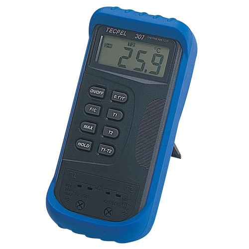 DTM-307 Dual Channel Digital Thermocouple meter | Tecpel