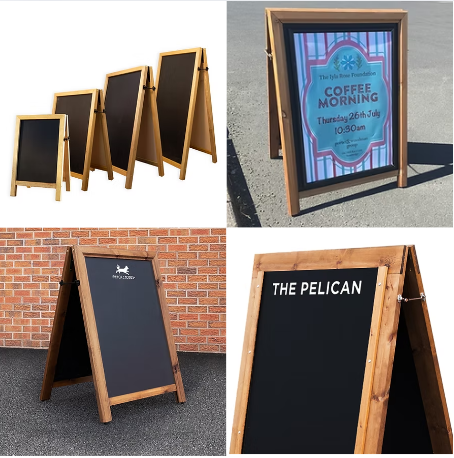 Why A-Frame Pavement Displays Are Essential for Capturing Passing Trade