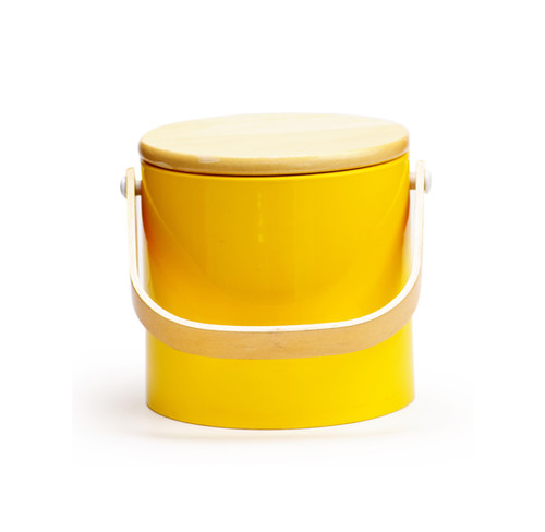Yellow Beachwood 3 qt. Ice Bucket | mricebucket