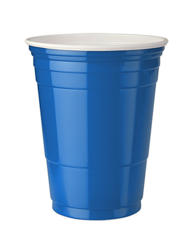 Blue Party cups 16 oz. Set of 4 | mricebucket