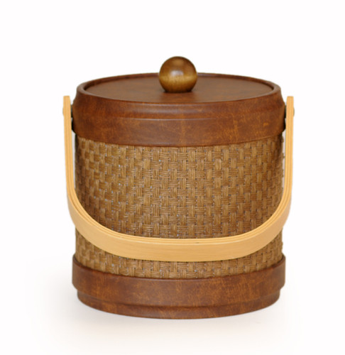 Samoa Acorn Wicker 3 qt. Ice Bucket | mricebucket