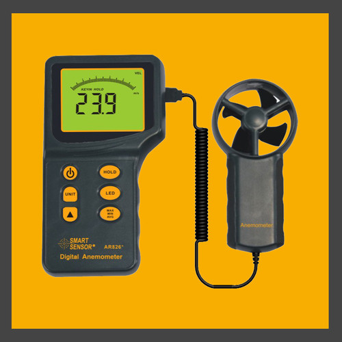 Smart Sensor AR826 Digital Anemometer | ROnex International