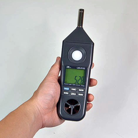 Lutron LM-8102 Anemometer/Noise/Humidity/Lux Meter in Bangladesh ROnexbd