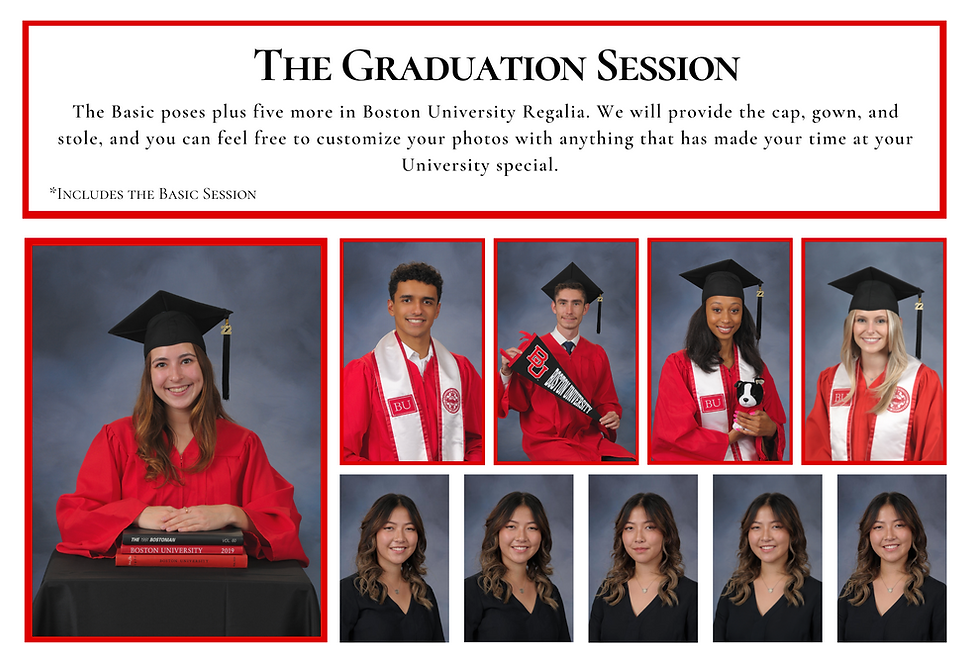 University of Boston Graduation Sitting | Lauren Studios