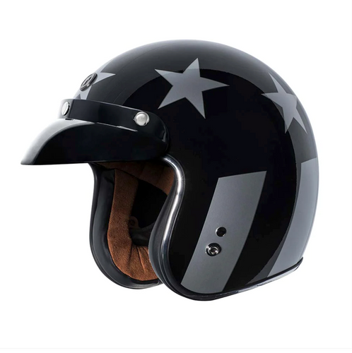 Torc T-50 Gloss 'Captain' Open Face Helmet | 73 MoTo