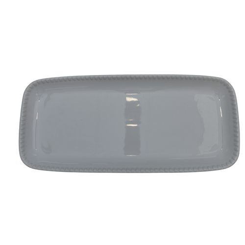 Classic White Rectangular Platter | M&D Event Rentals