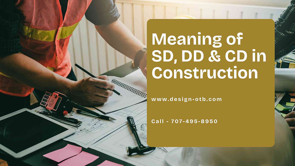 Understanding The Meaning Of Sd Dd And Cd In Construction