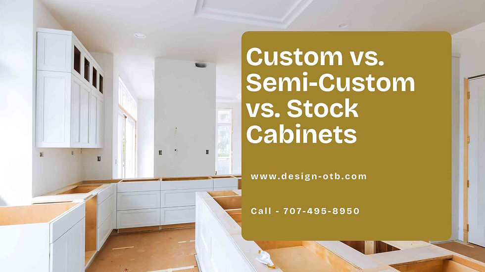 Decoding Custom vs. Semi-Custom vs. Stock Cabinets