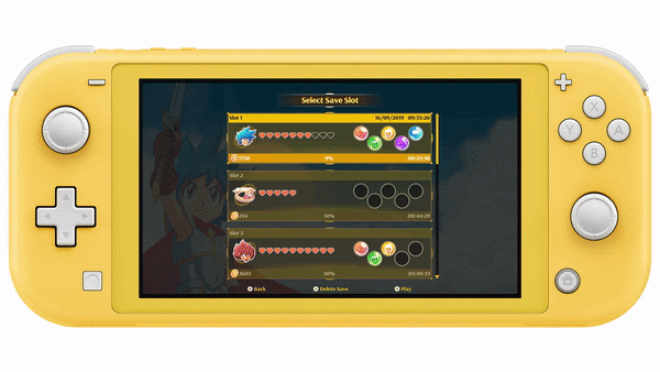 Monster Boy - New update: Switch Lite color scheme