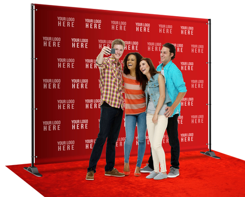 Telescopic Banner Stand - as big as 7ft x 10 ft | 24 Hour Signs