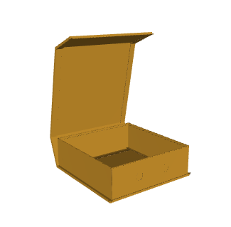 Magnetic Closure Rigid Box - 6X6X2" Inches | Stratum Boxes