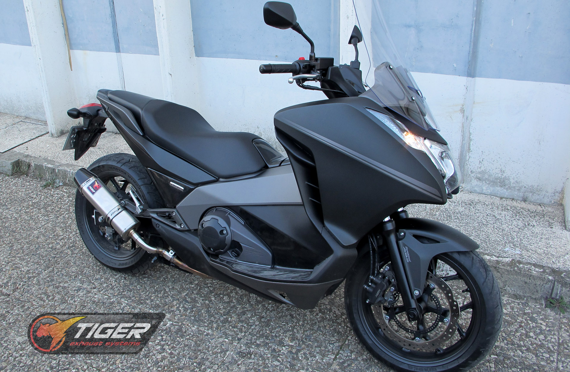 Tiger Exhaust carbon fiber exhaust Honda NC700 S/X 2012-2013