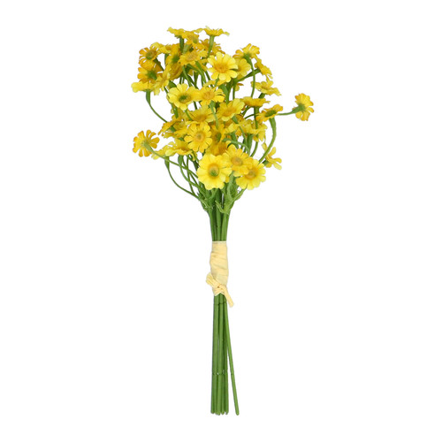 Gisela Graham Yellow Daisy Flower Posy Spring 61300 | parkslane.co.uk