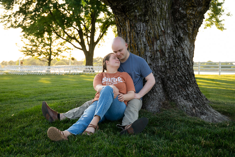 Lone Summit Ranch Sunset Engagement Photo Ideas