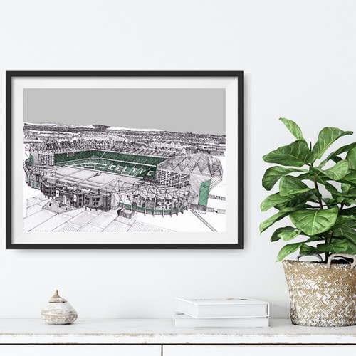 Celtic Park Print, Glasgow | Jackton Art