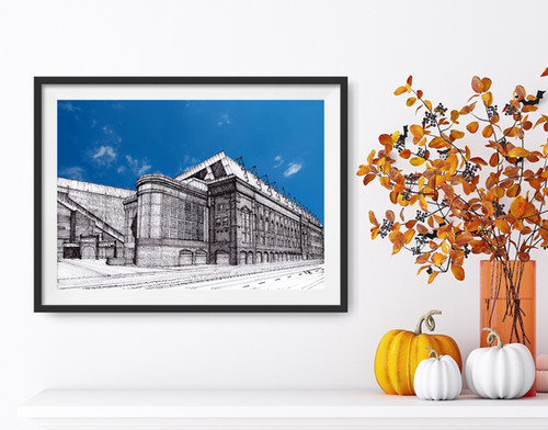 Ibrox Stadium, Rangers FC Print, Glasgow | Jackton Art