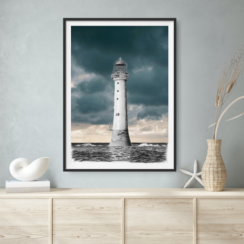 Bell Rock Lighthouse Print | Jackton Art