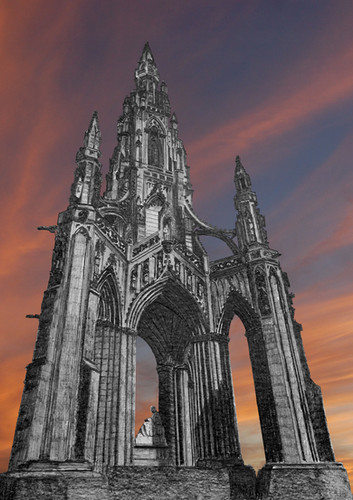 Scott Monument Print, Edinburgh | Jackton Art
