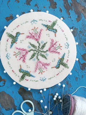 A Charm of Hummingbirds (Georgian Pinwheel) - Mojo Stitches | Cabin ...