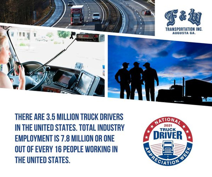 National Truck Driver Appreciation Week