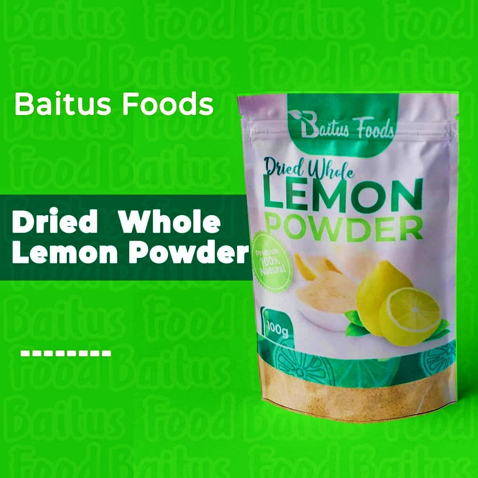 Whole Lemon Powder (100g) | Baitus Foods