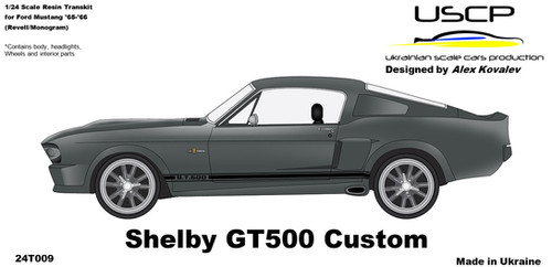 USCP 1/24 GT500 "Eleanor" Resin Transkit | Hobbyspot.com.au