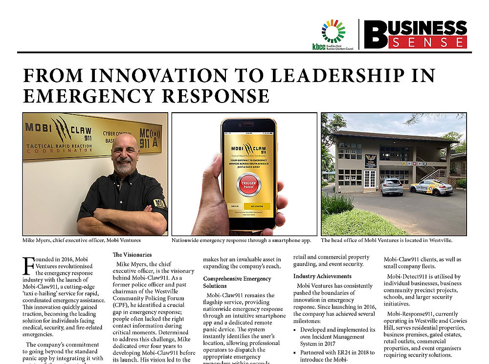 FROM INNOVATION TO LEADERSHIP IN EMERGENCY RESPONSEhttps://static ...