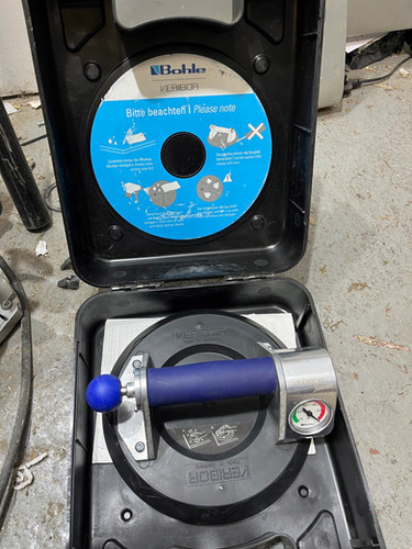 VERIBOR 601.1BL Suction Lifter with Priming Pump and Pressure Gauge ...