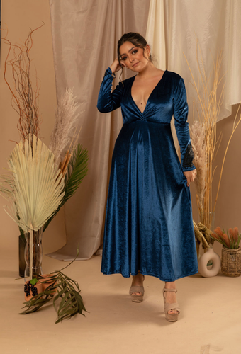 Terciopelo azul rey | Anaëlle