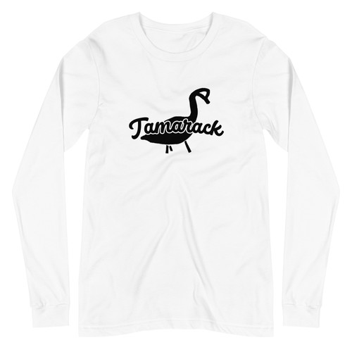 Outline Long Sleeve White | Tamarack Goose
