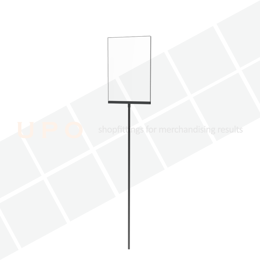 Acrylic Ticket Frame with 700mm stem | UPO Limited