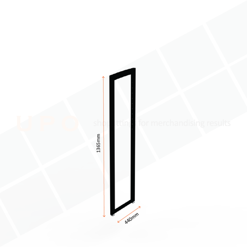 Wine & Spirit Mid Floor End Frame 1365mm | UPO Limited