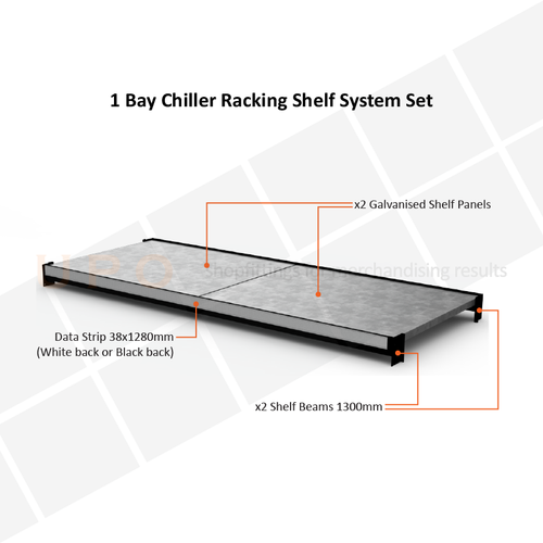 Chiller Racking Shelf Set - 1300mm | UPO Limited