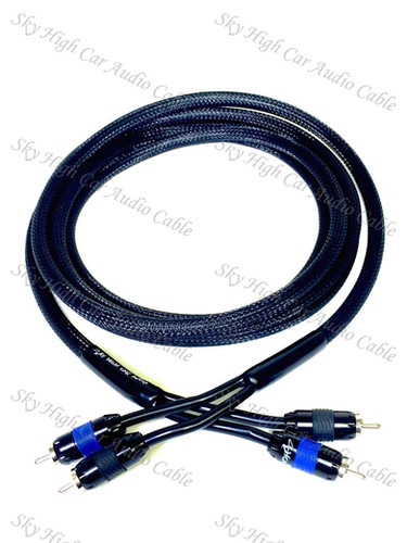 SKY HIGH CAR AUDIO PREMIUM 2 CHANNEL RCA'S | resilientsounds