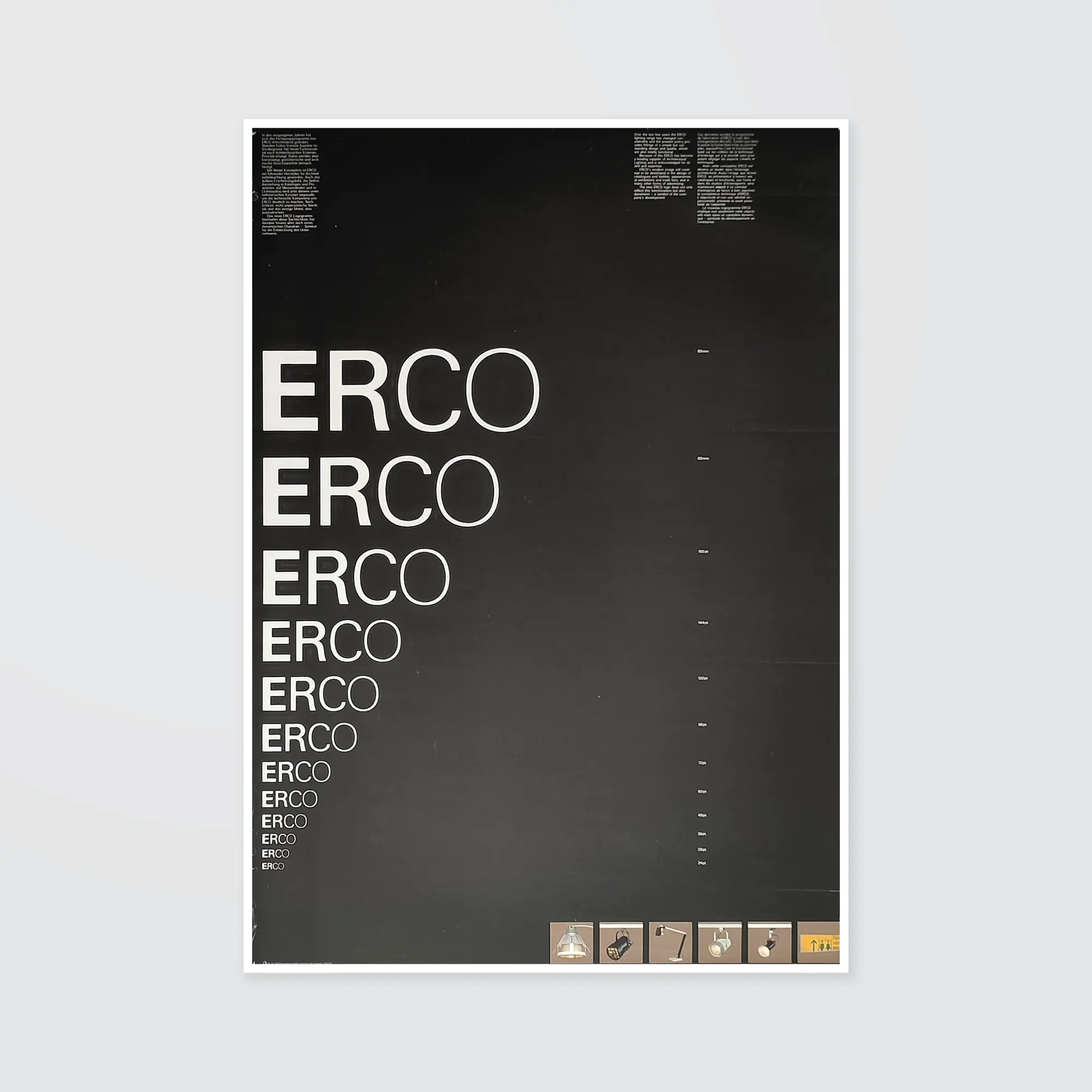 ERCO Logo Poster I | Munich 72 Collected