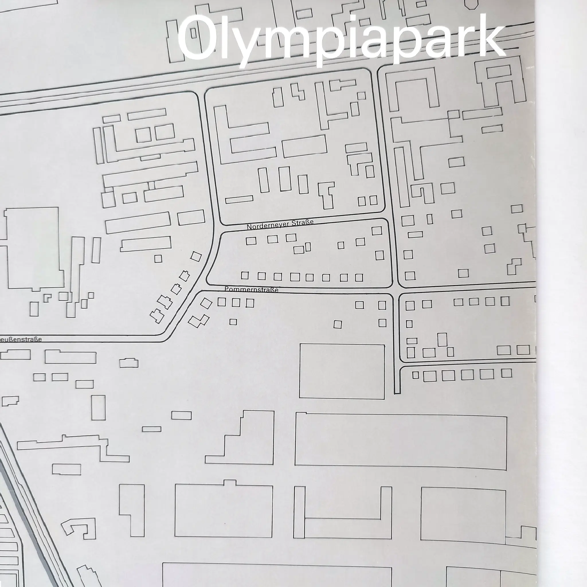 A0 Olympiapark Map Poster | Munich 72 Collected